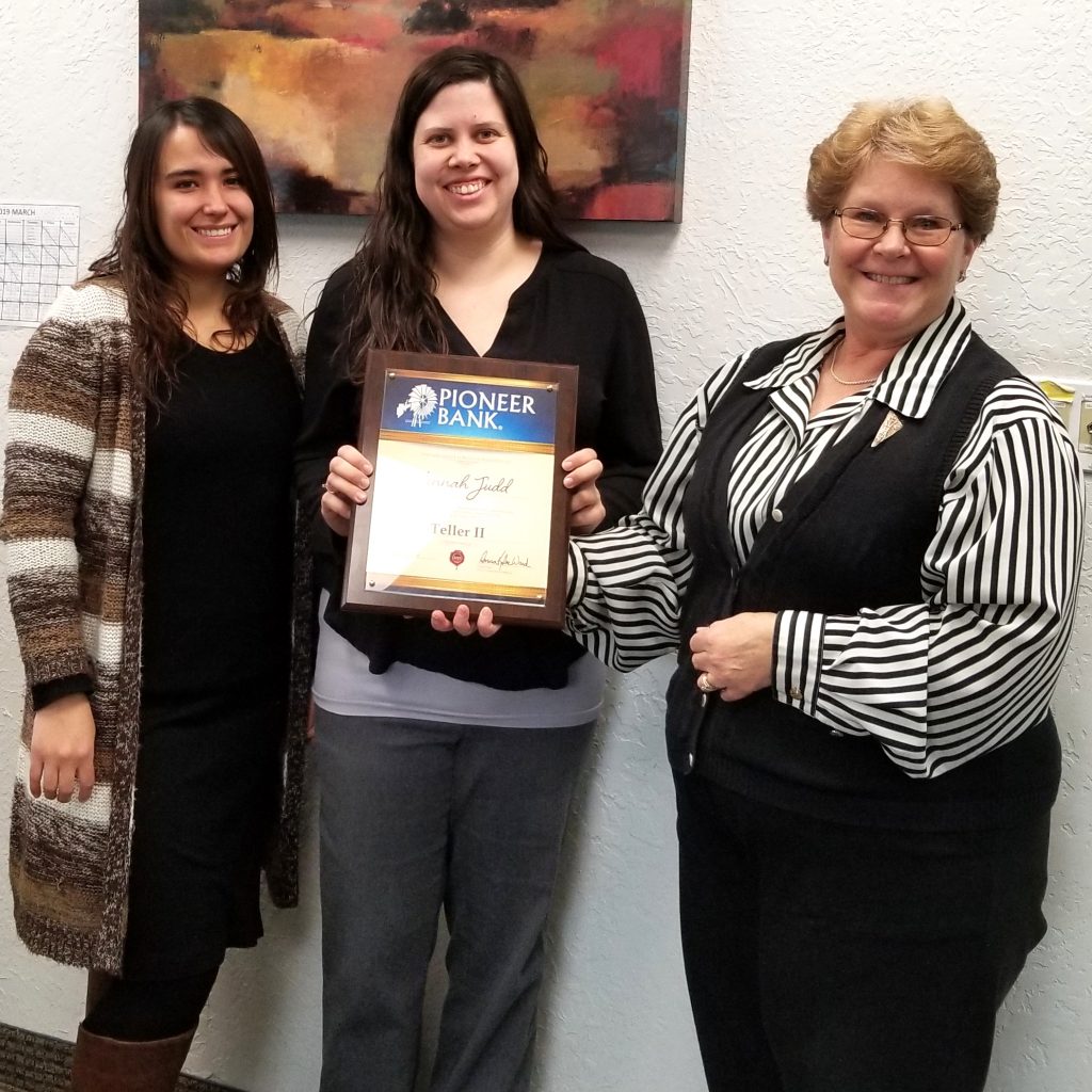 Hannah Judd Recognized for her Advancement in Ruidoso | Pioneer Bank ...